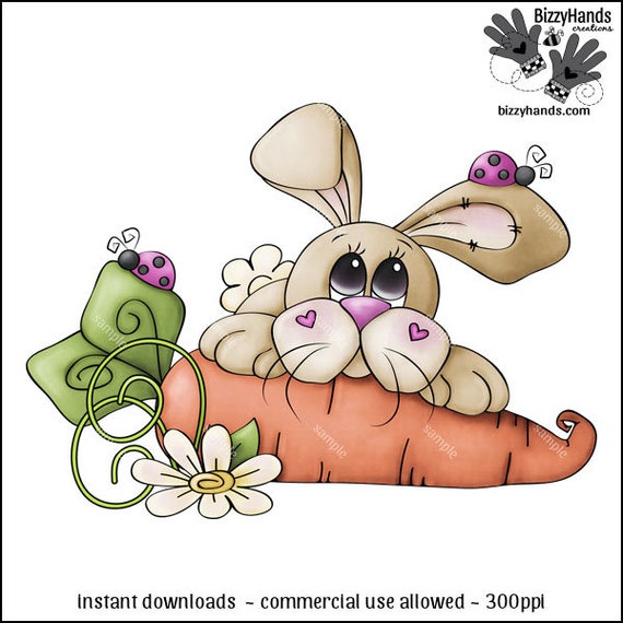 Bugs and Bunny PNG Clipart Commercial Use Instant Digital | Etsy