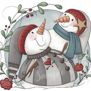 Snow Friends PNG Clipart Commercial Use Instant Digital - Etsy