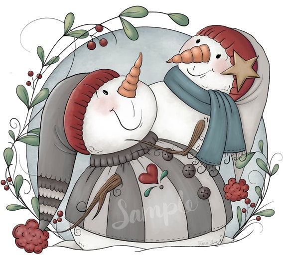 Snow Friends PNG Clipart Commercial Use Instant Digital - Etsy Australia