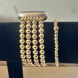 14K Gold Plated Apple Watch Band - Etsy