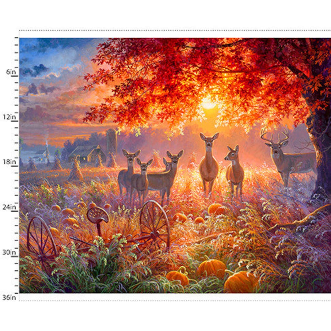 Through the Forest Light Large Fabric Panel - Etsy
