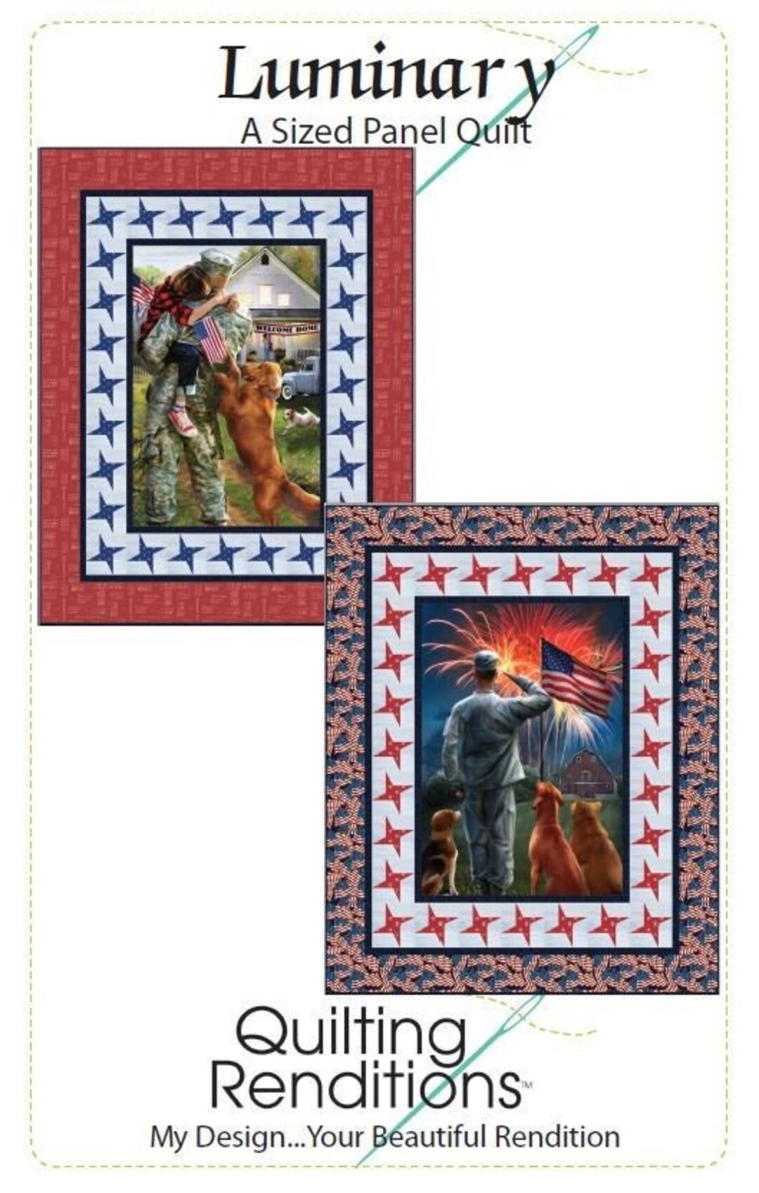 Luminary PDF Download Panel Quilt Pattern by Quilting Renditions - Etsy