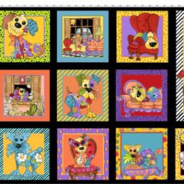 Dog Fabric Panels - Etsy