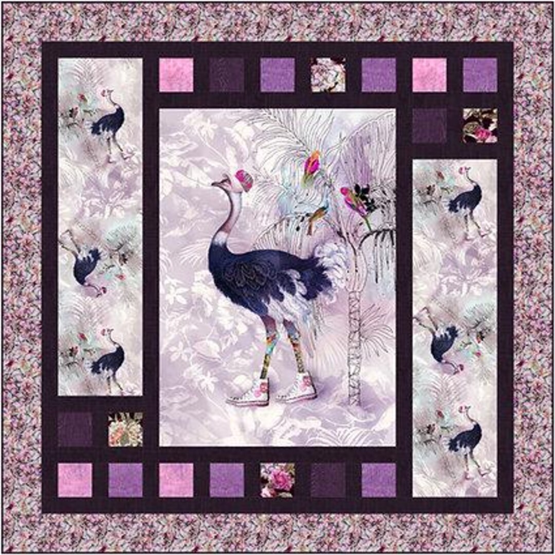 Triptych PDF Download Panel Quilt Pattern by Quilting Renditions - Etsy