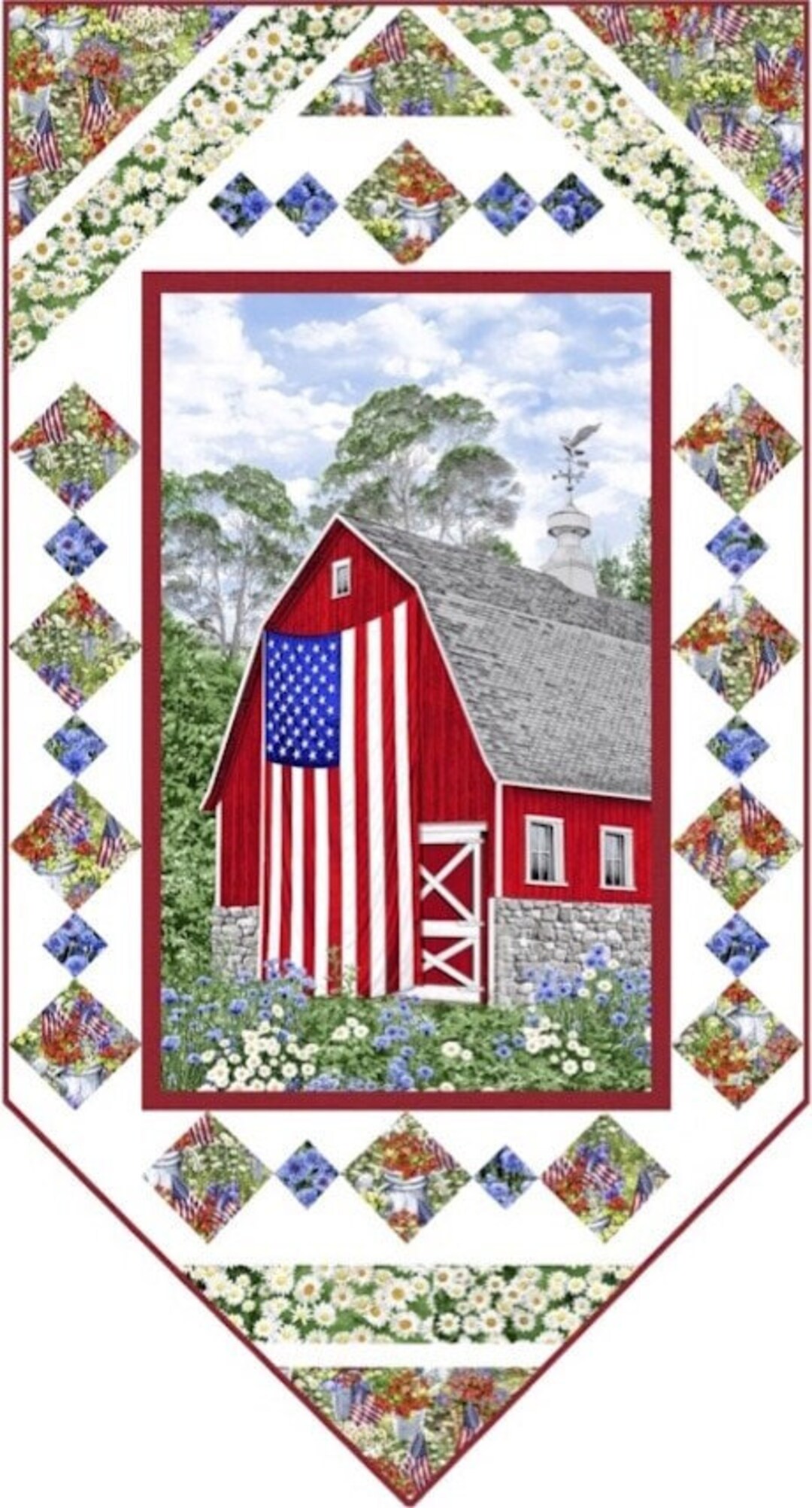 All American View PDF Download Quilt Pattern by Pine Tree Country ...
