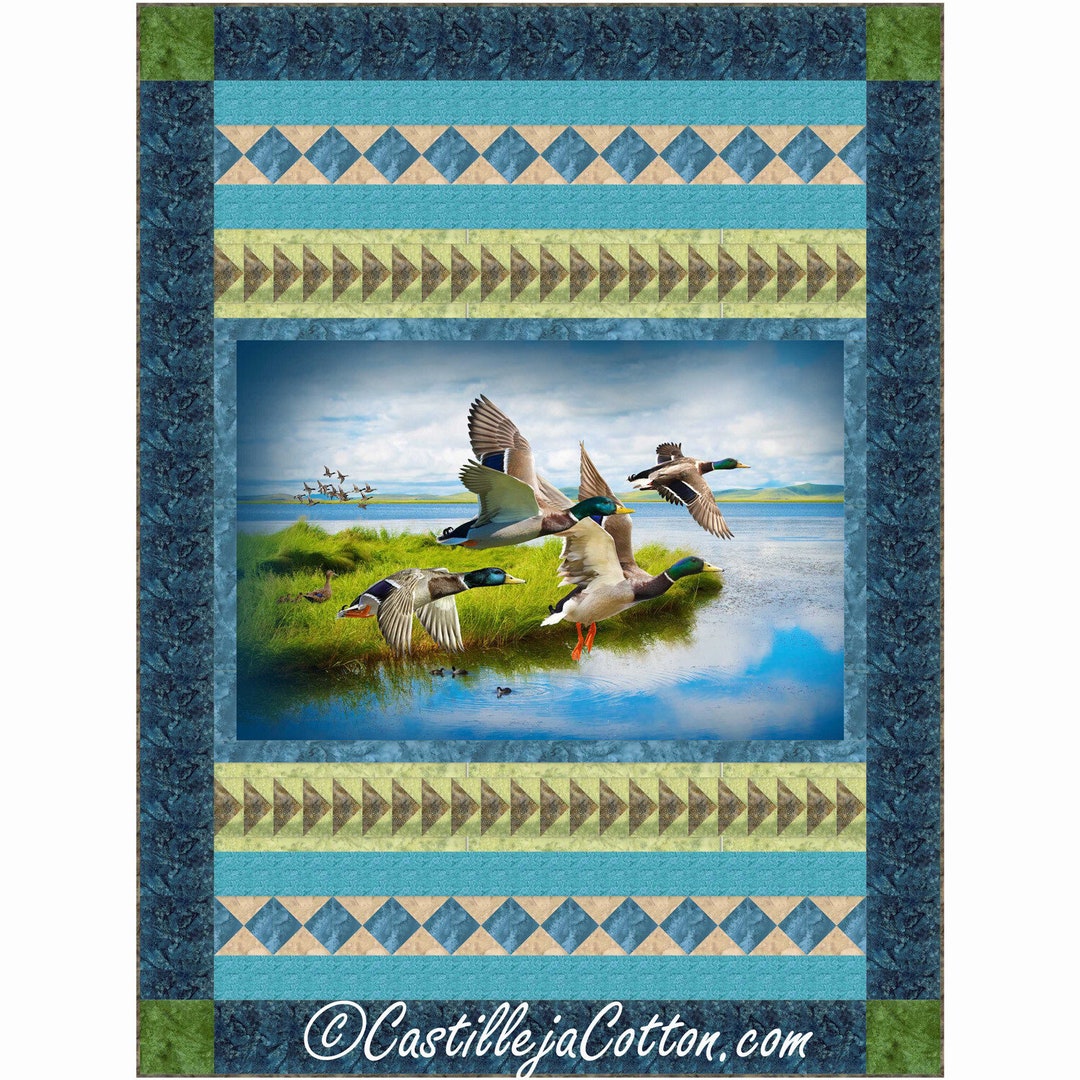 Duck Migration PDF Quilt Pattern by Castilleja Cotton - Etsy