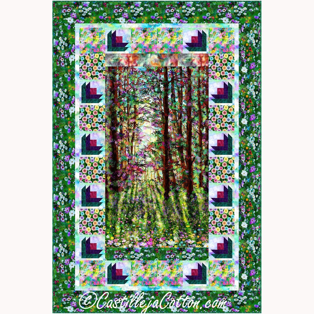 Floral Meadow PDF Quilt Pattern by Castilleja Cotton - Etsy