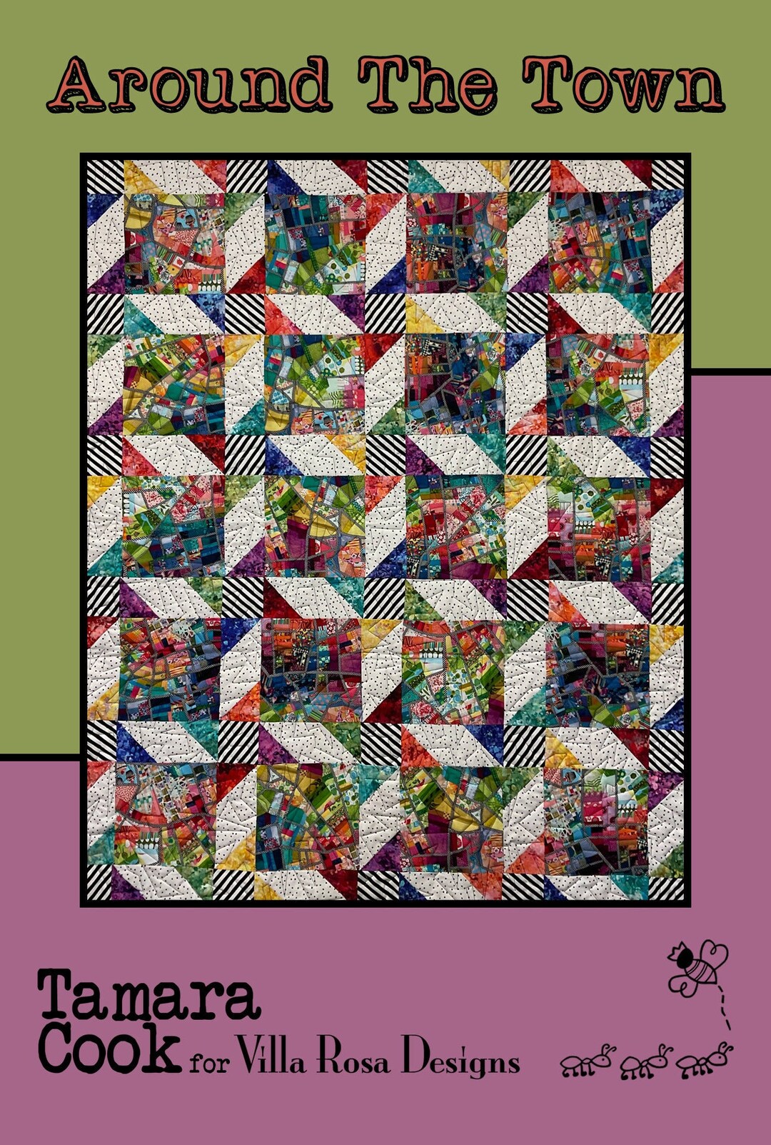 Around the Town PDF Quilt Pattern by Villa Rosa Designs - Etsy