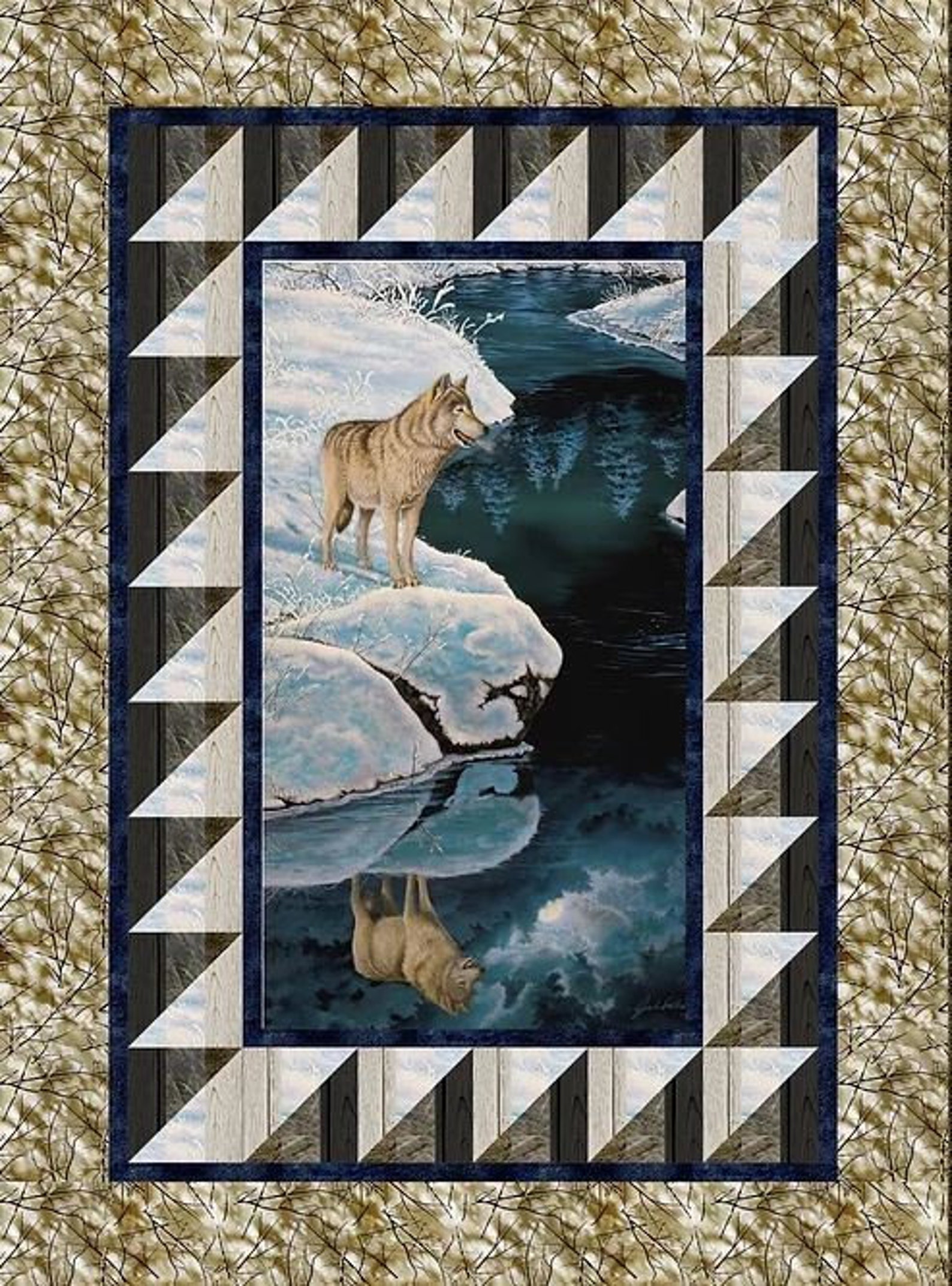 Incline PDF Download Panel Quilt Pattern by Quilting Renditions - Etsy