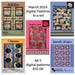March 2024 PDF Quilt Pattern Collection of 5 Digital Patterns by Villa ...