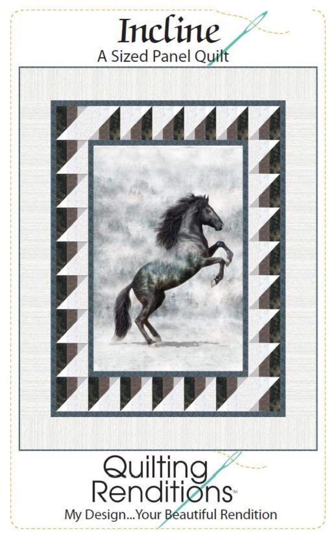 Incline PDF Download Panel Quilt Pattern by Quilting Renditions - Etsy