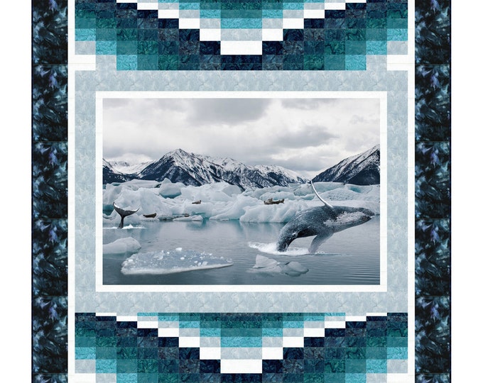 Artic Whales PDF Quilt Pattern by Castilleja Cotton - Etsy
