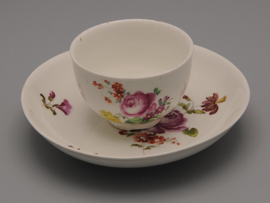 Vienna Porcelain - Rococo Cup and Saucer, Late 18th Century - Etsy