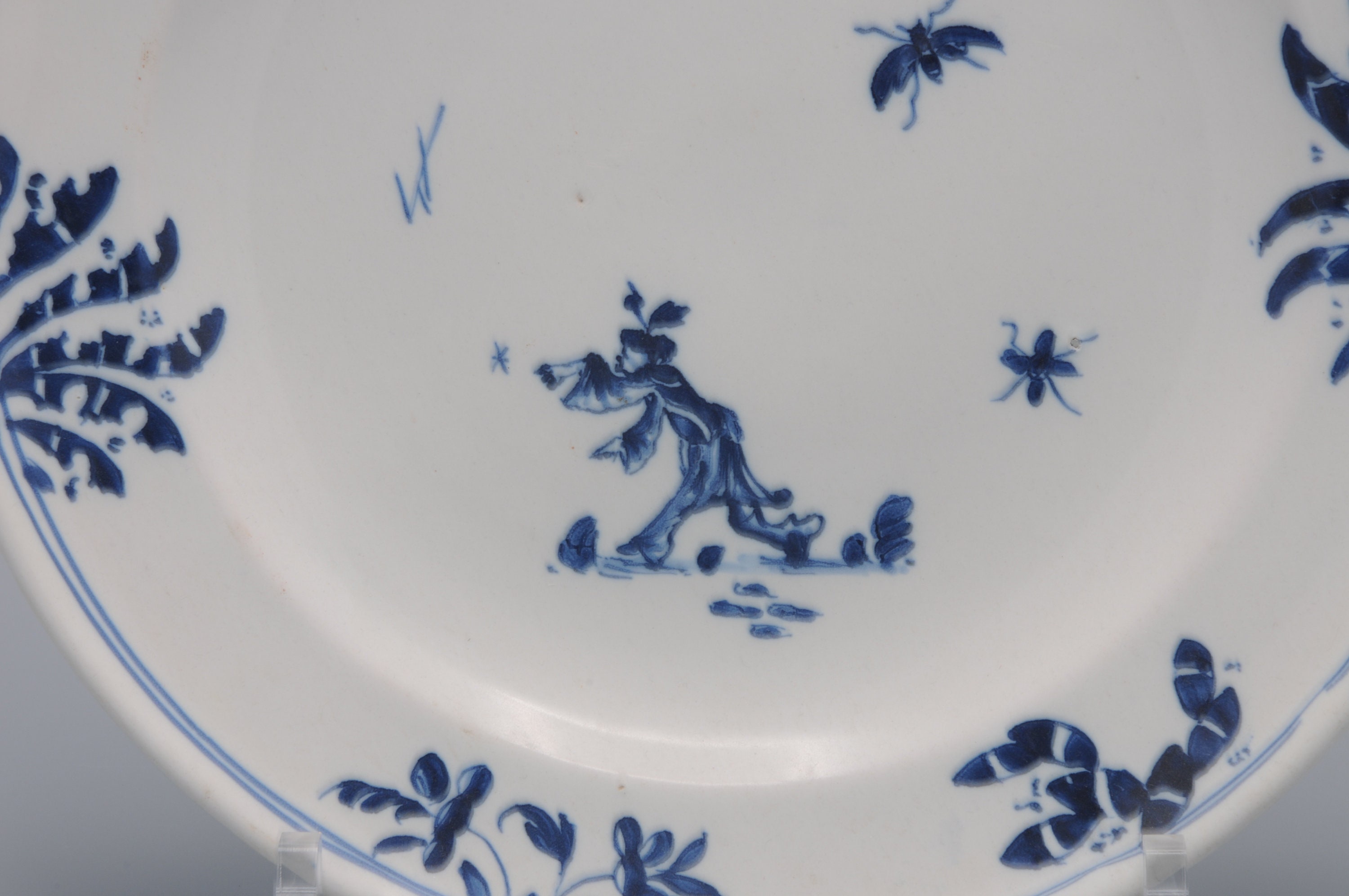 Moustiers Faience Chinoiserie Plate, 18th Century - Etsy