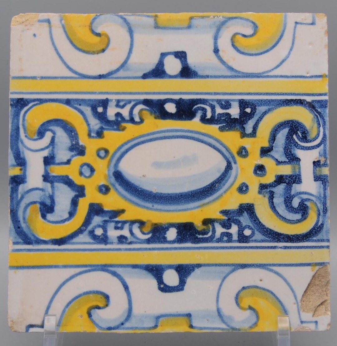 Azulejo - Spanish Tile, Talavera 17th Century - Etsy