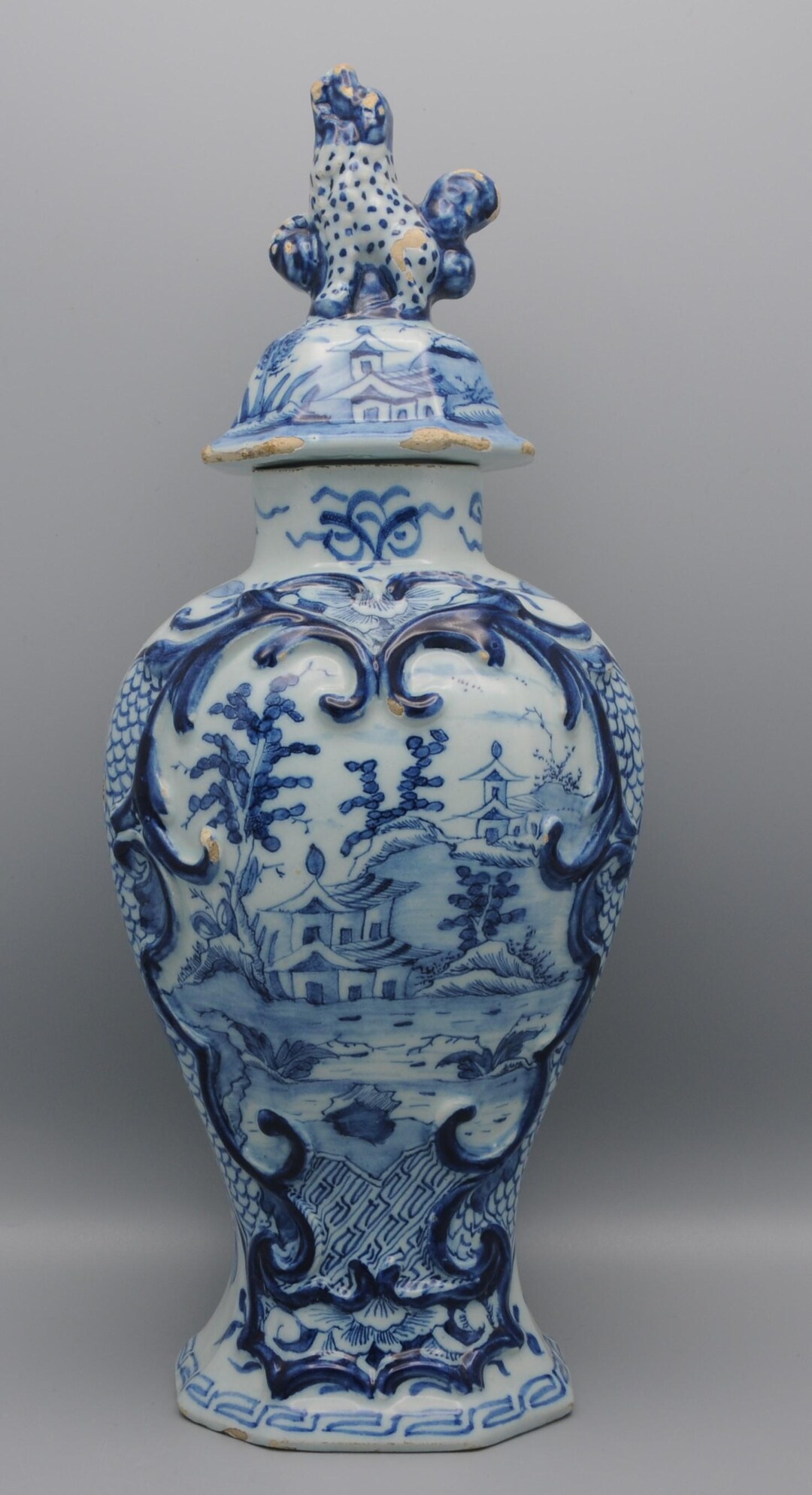 Delftware Vase - by "de Lampetkan", Delft 18th Century - Etsy
