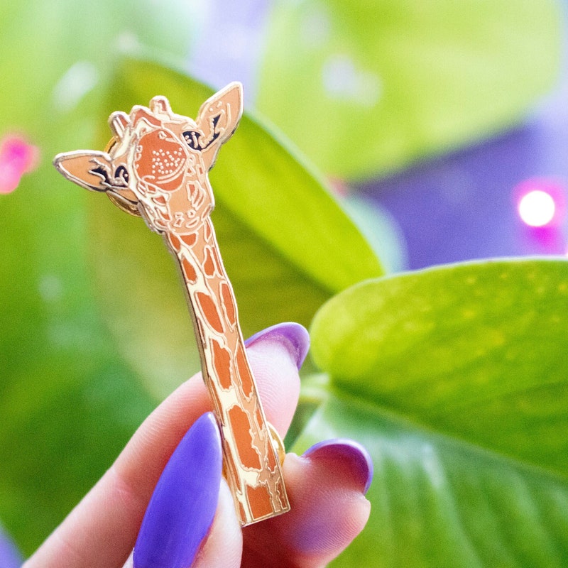 Enameled Giraffe - Etsy
