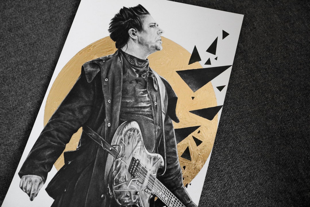 Ramm Music Wall Art for Living Room Metal Drawing Rock Art Entryway ...