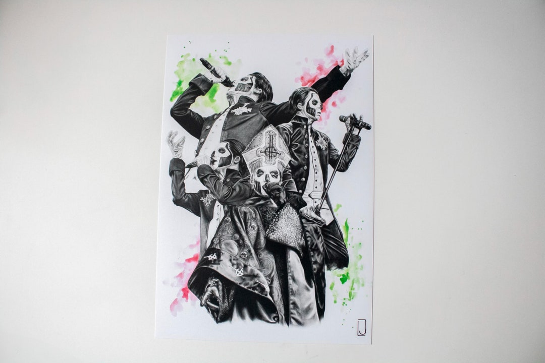 Terzo Ghost Drawing Wall Art for Living Room Art Entryway Wall Decor ...