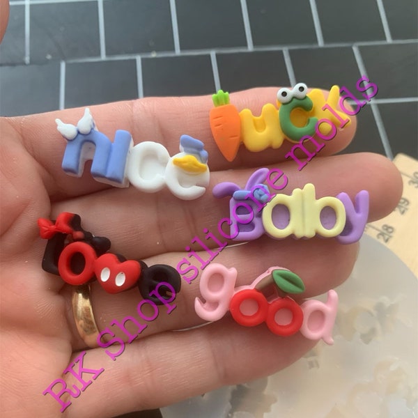 Words Silicone Mold - Etsy