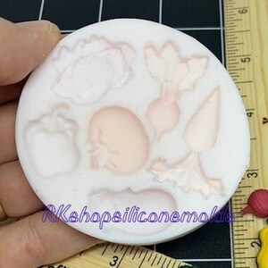Vegetables Silicone Mold-carrot-tomato-pepper-beet-eggplant-lettuce for ...