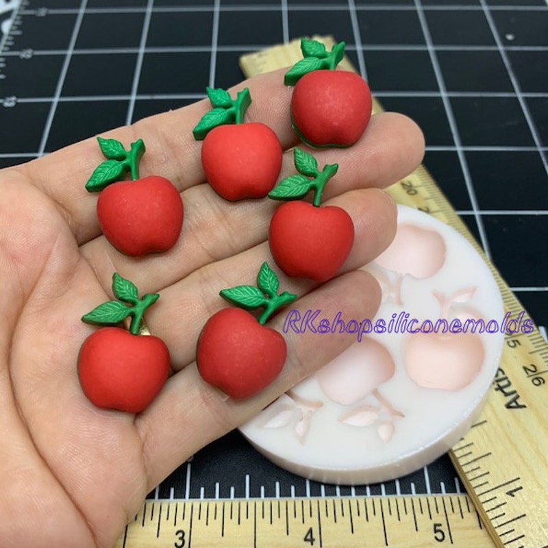 Apple Silicone Mold - Etsy