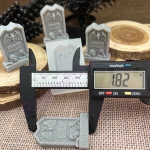 RIP Skull Tombstone Silicone Mold-cemetery Head Stone-halloween for ...
