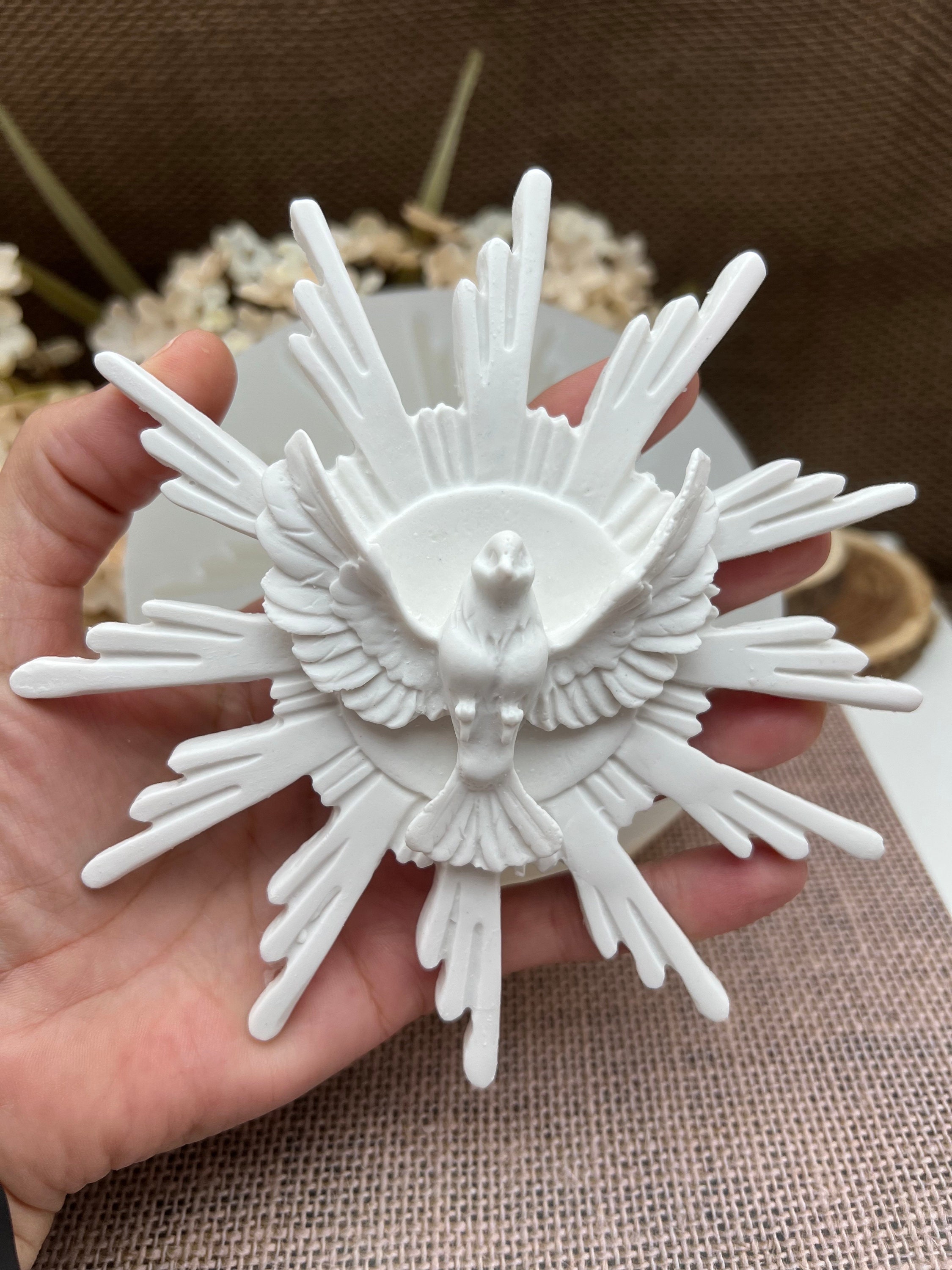 HOLY SPIRIT Handmade Silicone Mold #8 for Christmas Ornament-holidays ...