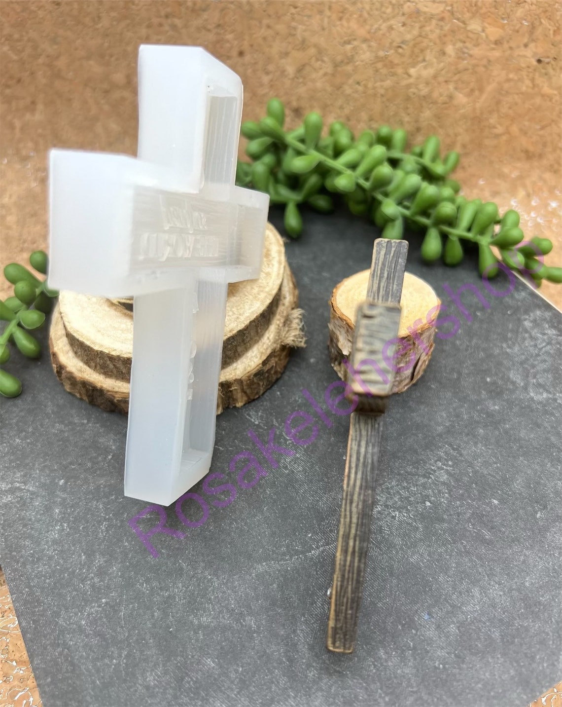 Cross With Psalms Written From the Bible Silicone Mold-fondant-resin ...