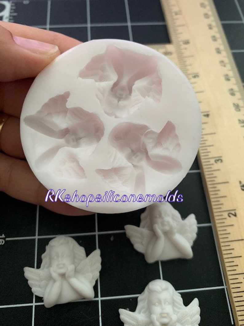 Angels Silicone Mold Size Small for Resin-handcrafts-polymer Clay ...