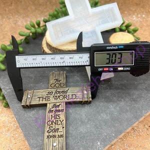 Cross With Psalms Written From the Bible Silicone Mold-fondant-resin ...