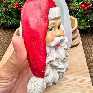 Santa Claus's Handmade Silicone Mold for Christmas-holidays Crafts ...