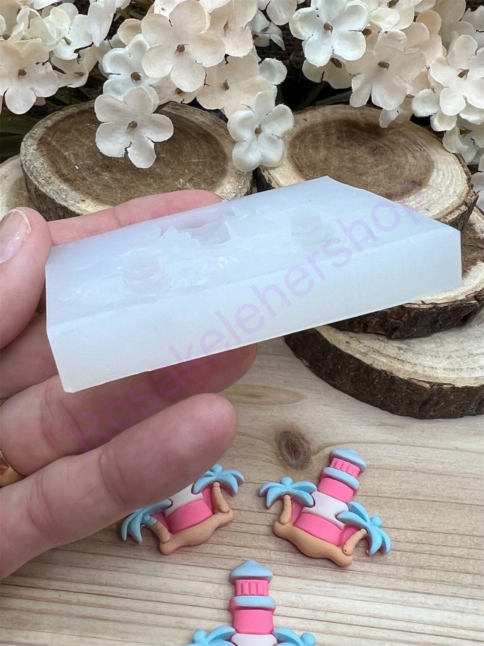 Tropical Light House Silicone Mold Sea-beach Mold for Fondant-resin ...