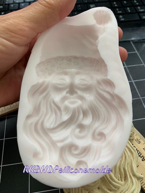 Large Santa Claus's-christmas Silicone Mold for Fondant-resin ...