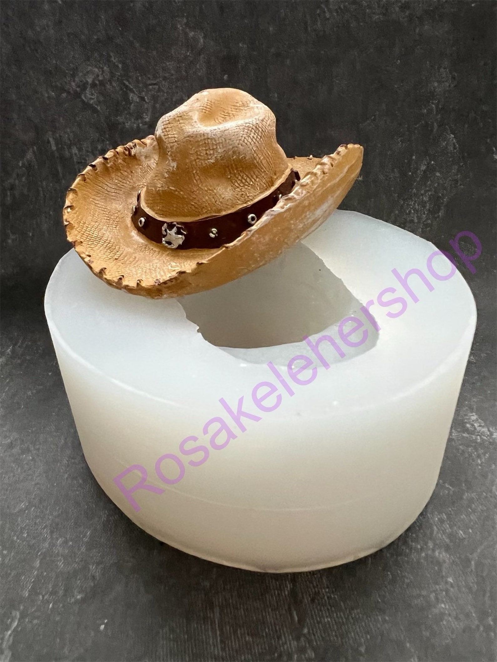Large 3D Hat Silicone Mold-cowboy Hat for Jewelry-polymer Clay-resin ...