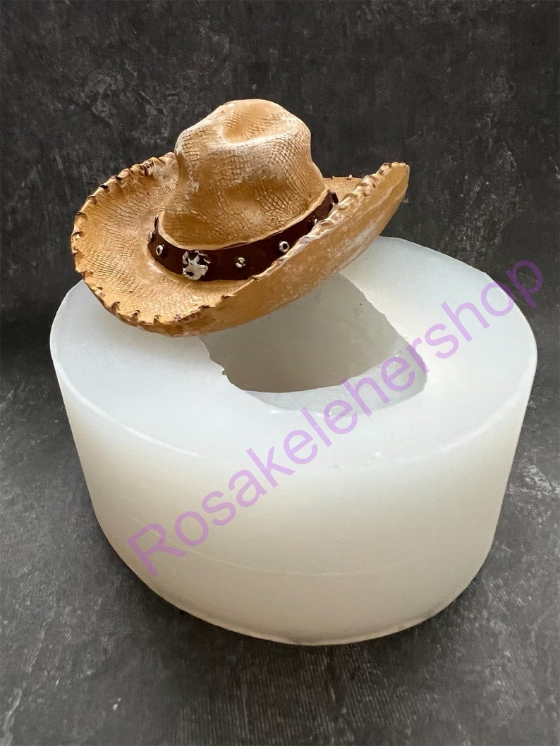 Large 3D Hat Silicone Mold-cowboy Hat for Jewelry-polymer Clay-resin ...