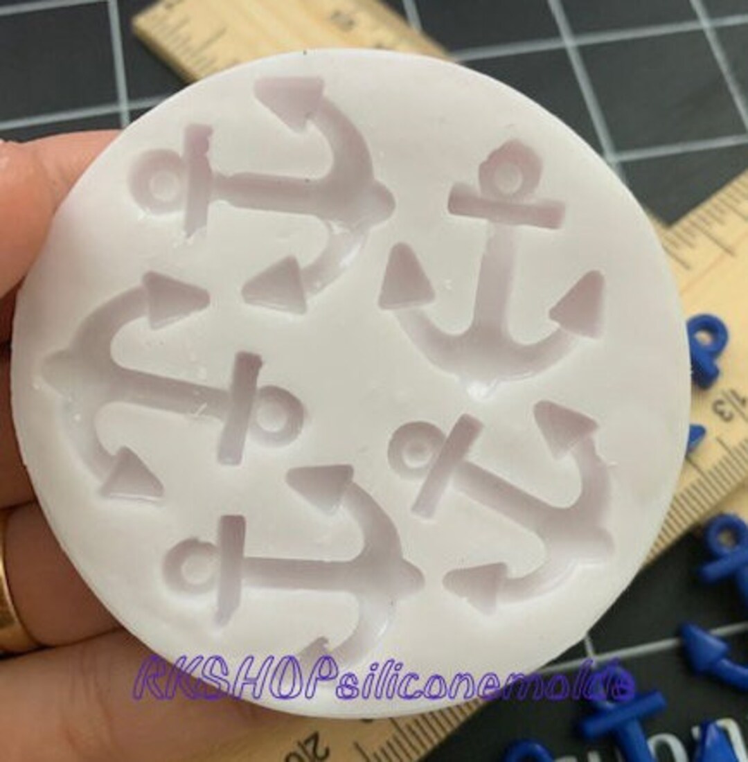 Anchor Silicone Mold-sea-beach Mold for Fondant-resin-handcrafts ...