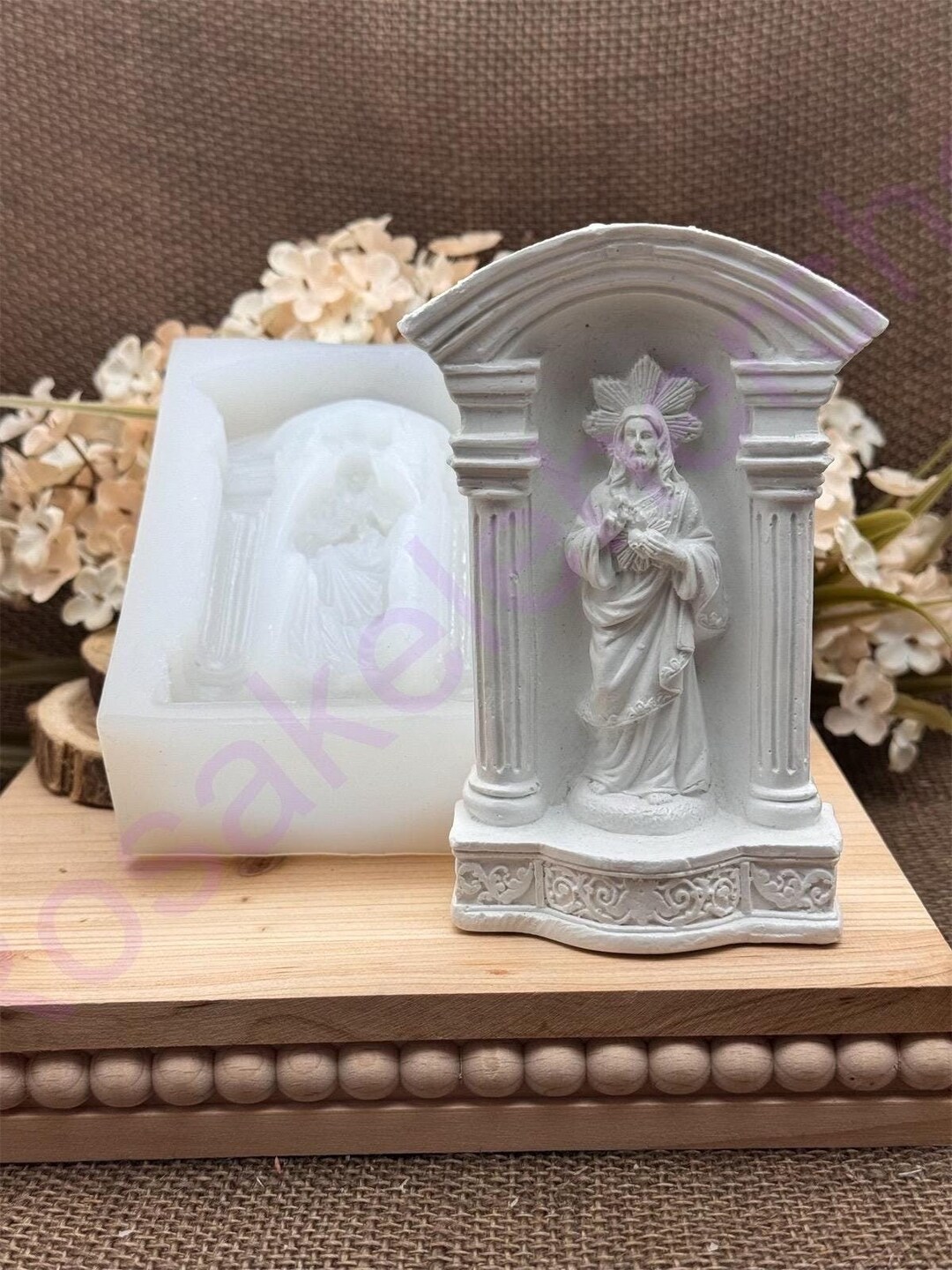 Jesus God on the Altar Handmade Silicone Mold-saints-religious for ...