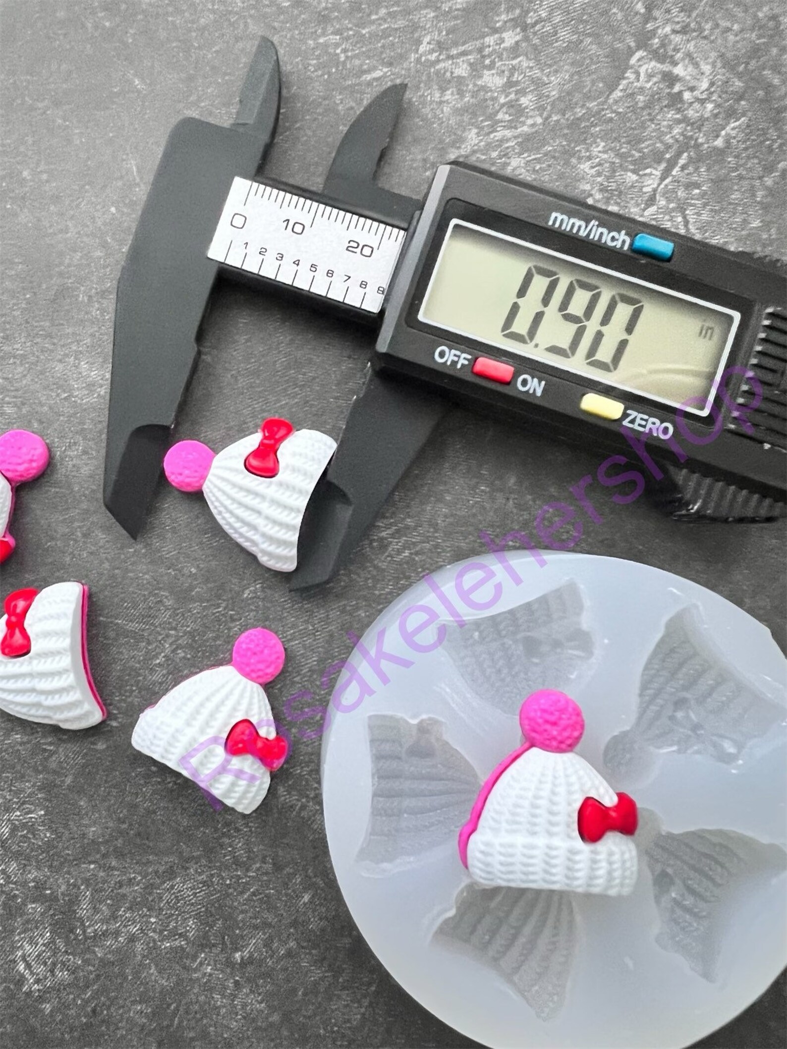 Crochet Knit Hat Silicone Mold-caps-hat-baby Hats for Fondant-jewelry ...