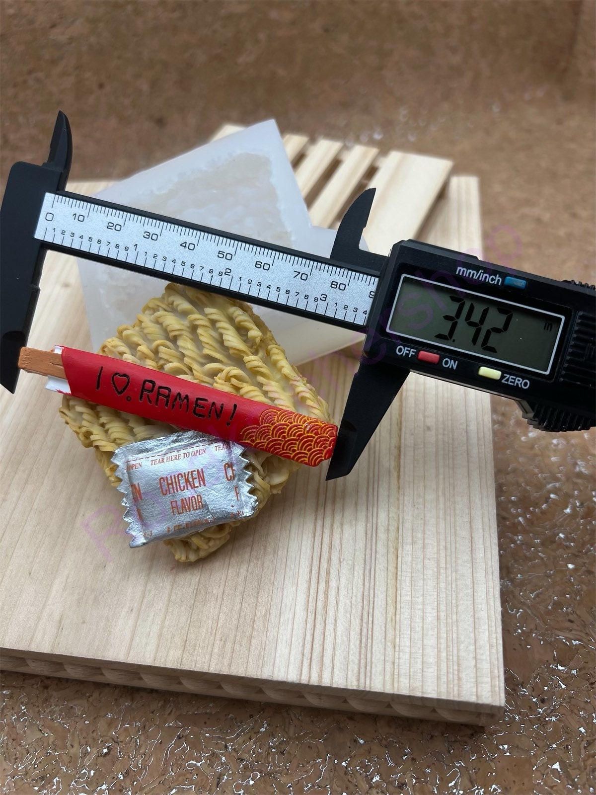 Instant Noodles 3D Pasta-instant Ramen Noodle Block-food Handmade ...