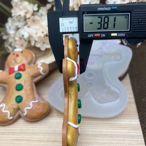 Gingerbread Man Handmade Silicone Mold for Christmas Ornaments-holidays ...