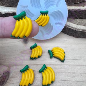 Bananas-banana Fruit Handmade Silicone Mold for Fondant-resin-clay ...