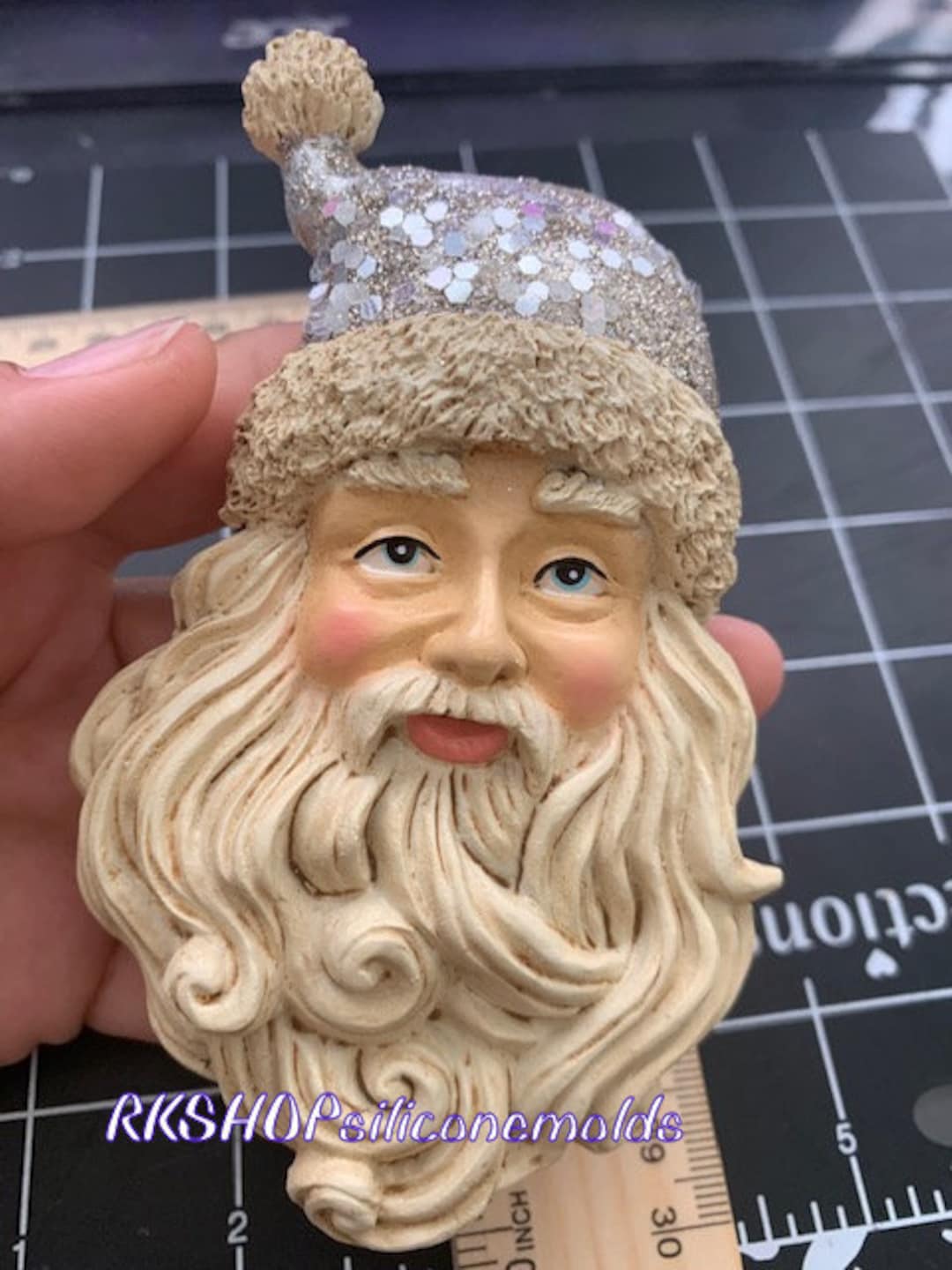 Large Santa Claus's-christmas Silicone Mold for Fondant-resin ...