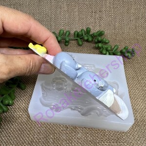 Noah Ark-animals on the Boat Handmade Silicone Mold-lion-tiger-elephant ...