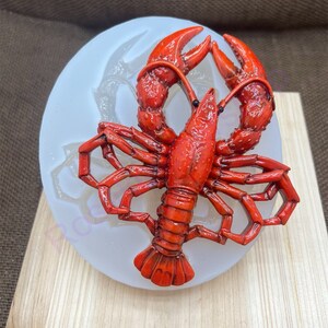 Red Lobster 3d-sea Fish Handmade Silicone Mold for Fondant-resin ...