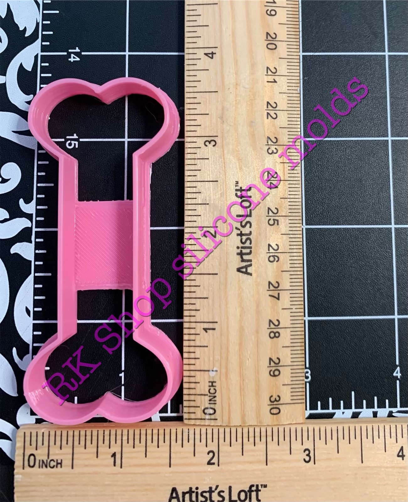 3D printed Dog Bone cutter cookie dough-Embossing Cutters | Etsy