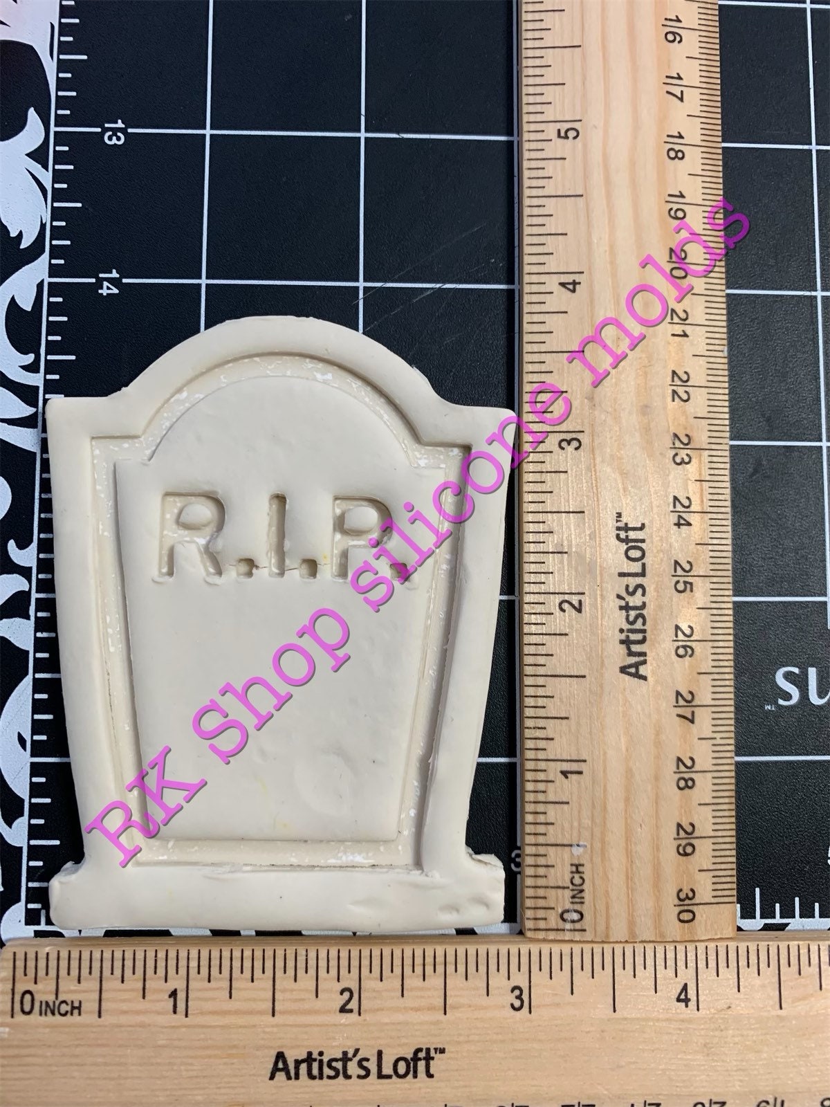 3D Printed R.I.P Tombstone Cookie Cutter -cookie Dough-embossing ...