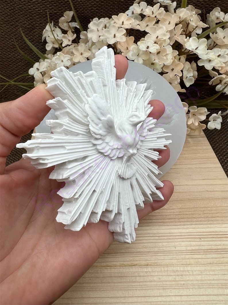 HOLY SPIRIT Silicone Mold #4 for Christmas Ornament-resin-handcrafts ...