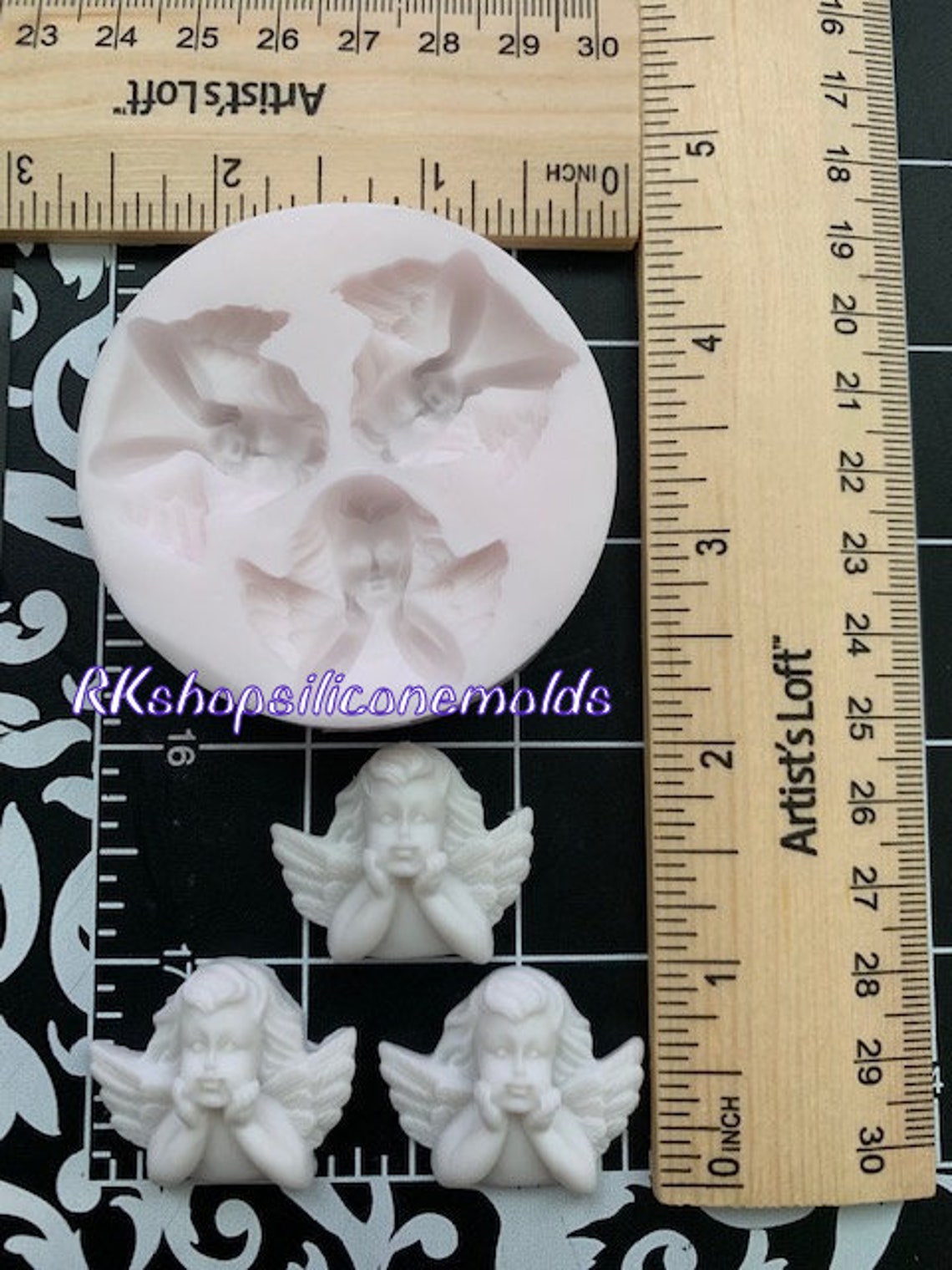 Angels Silicone Mold Size Small for Resin-handcrafts-polymer - Etsy
