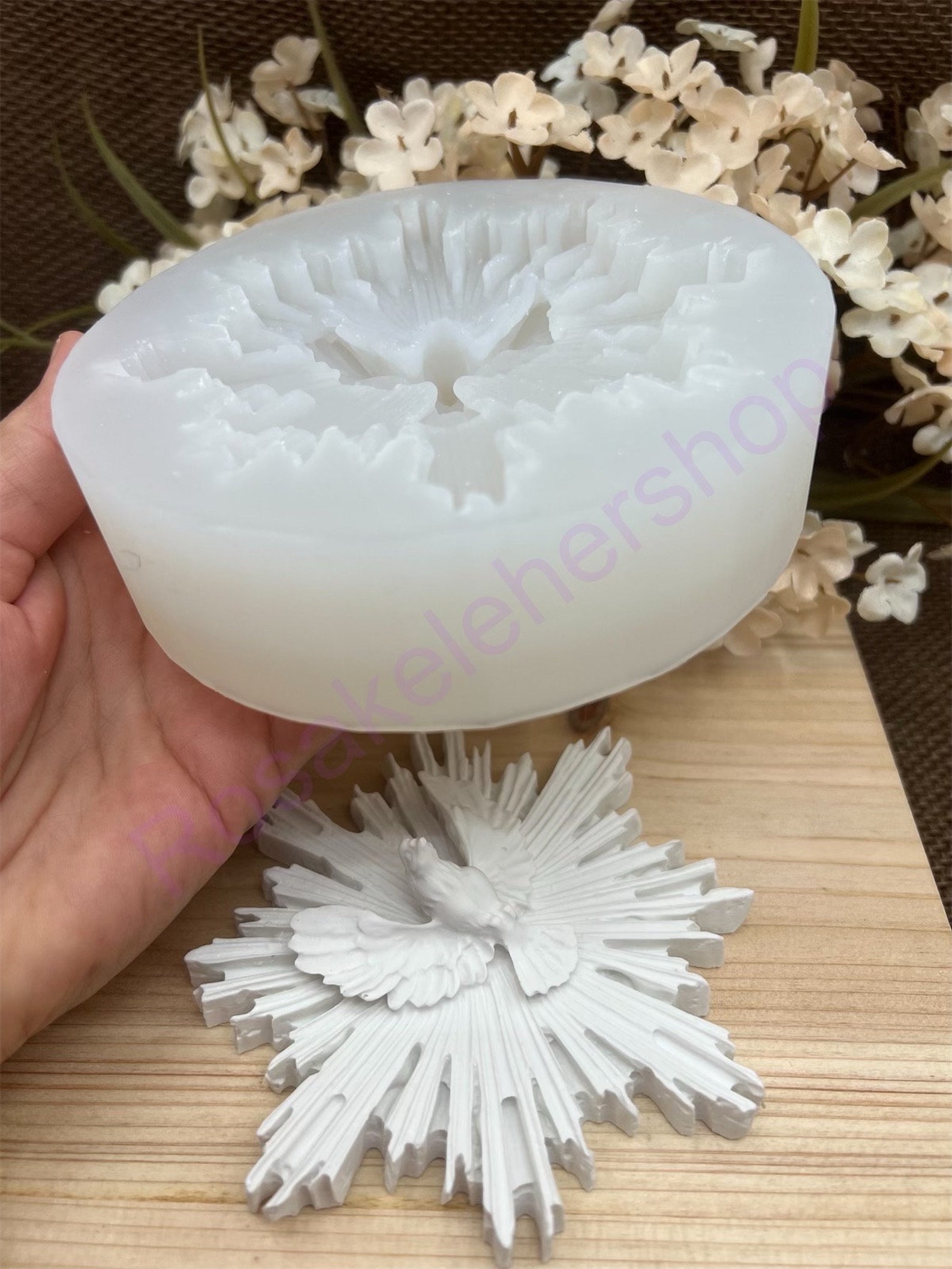 HOLY SPIRIT Silicone Mold #4 for Christmas Ornament-resin-handcrafts ...